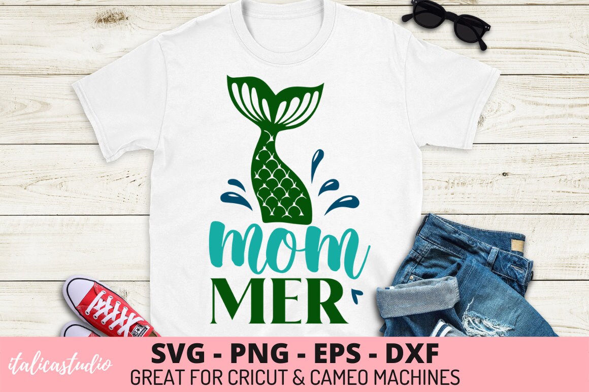 Mer Mom Quote Svg Momma Cut File MERMAID Svg Mermaid Mom - Etsy