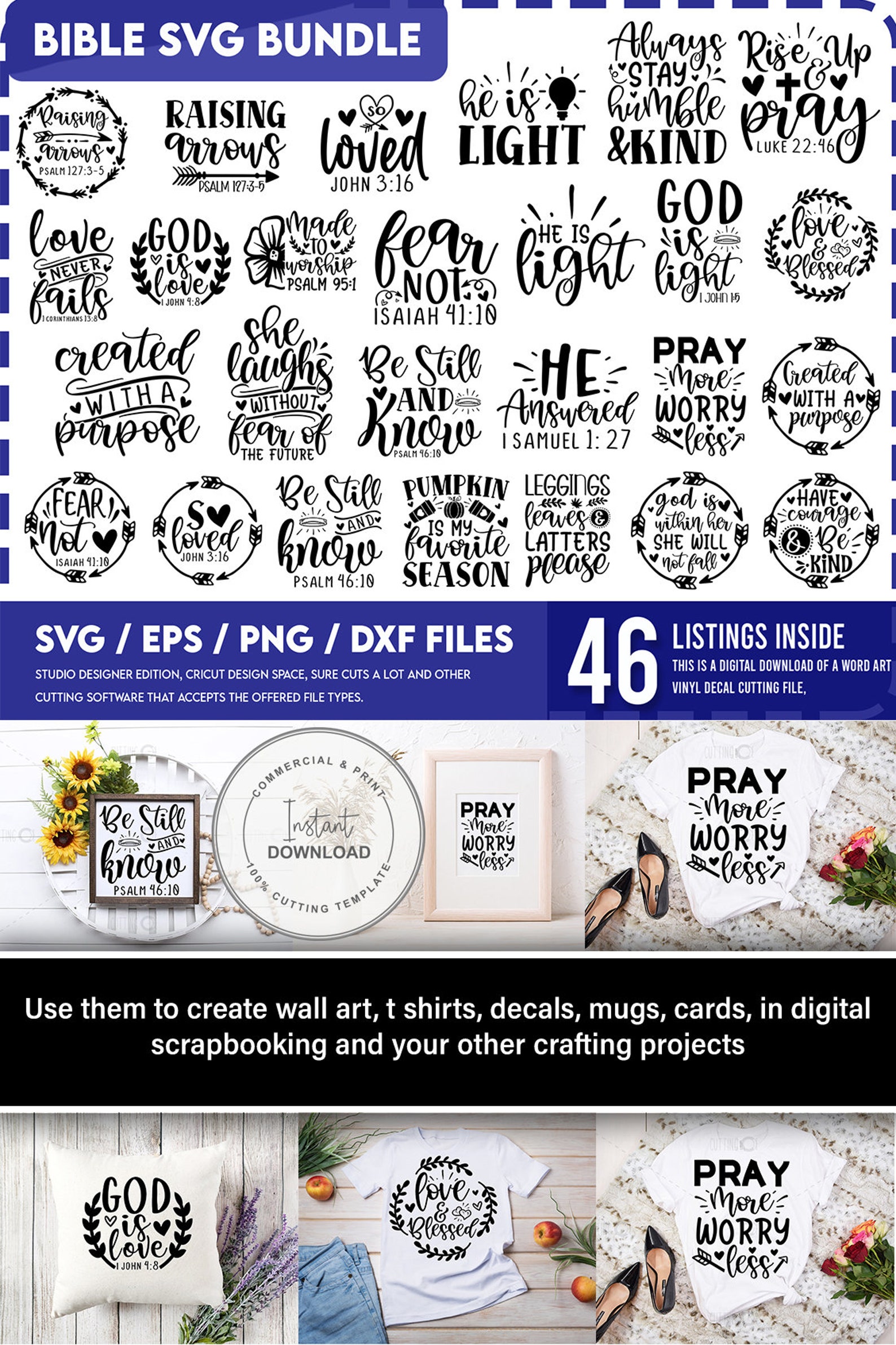 Bible SVG Bundle Christian Svg Bundle Religious Svg Bundle - Etsy