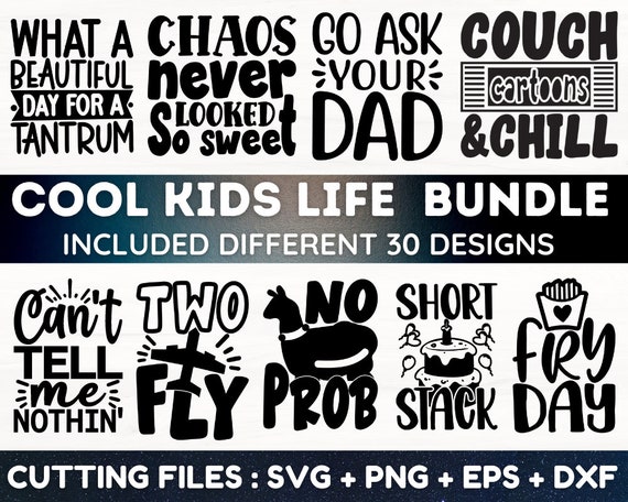 Cool Kids Live SVG Bundle Cute Kids Svg Kids SVG Desgin | Etsy Canada