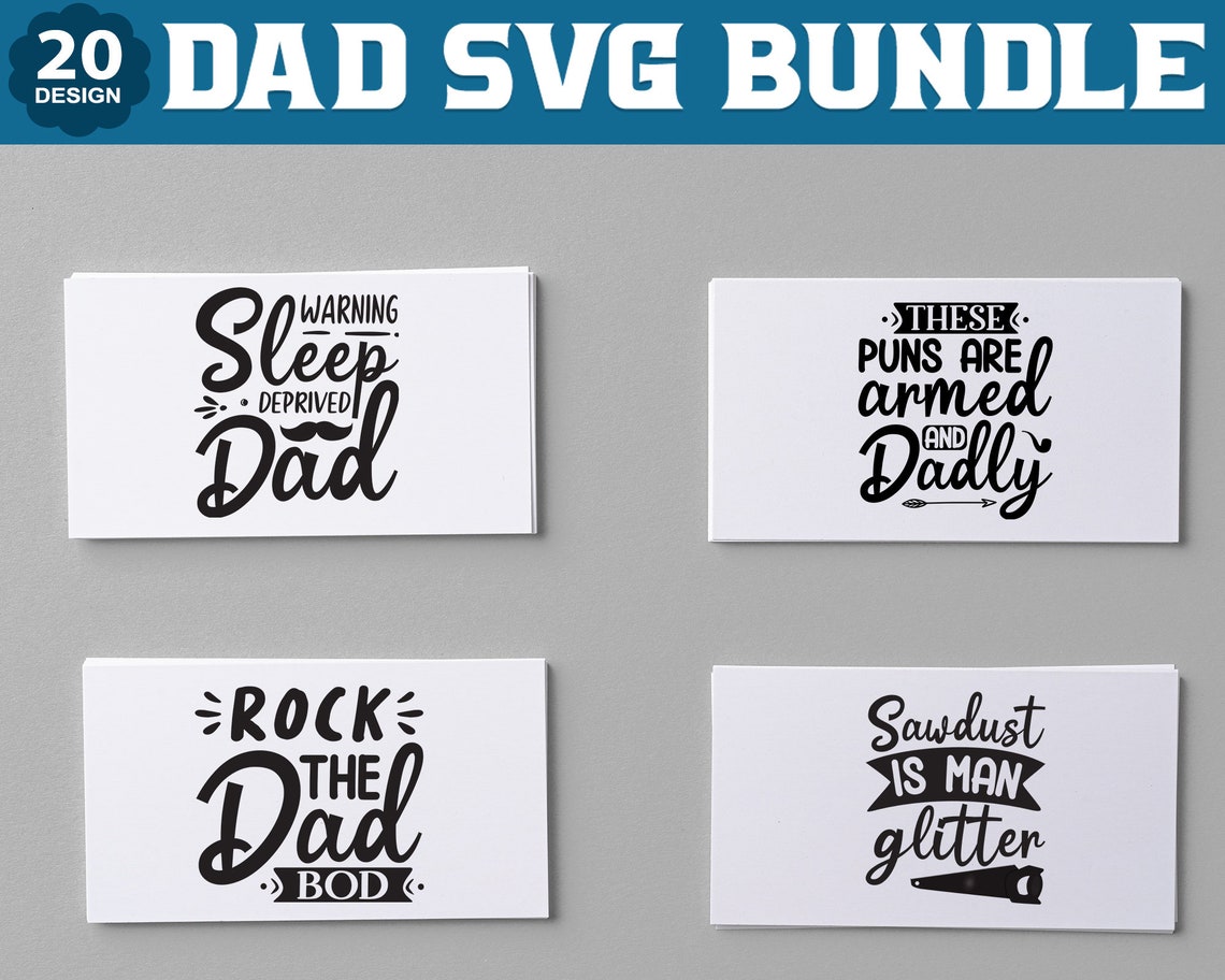 Dad SVG Bundle Fathers day bundle Dad gift svg Daddy shirt | Etsy