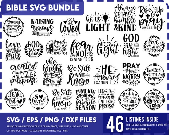 Bible SVG Bundle Christian Svg Bundle Religious Svg Bundle | Etsy