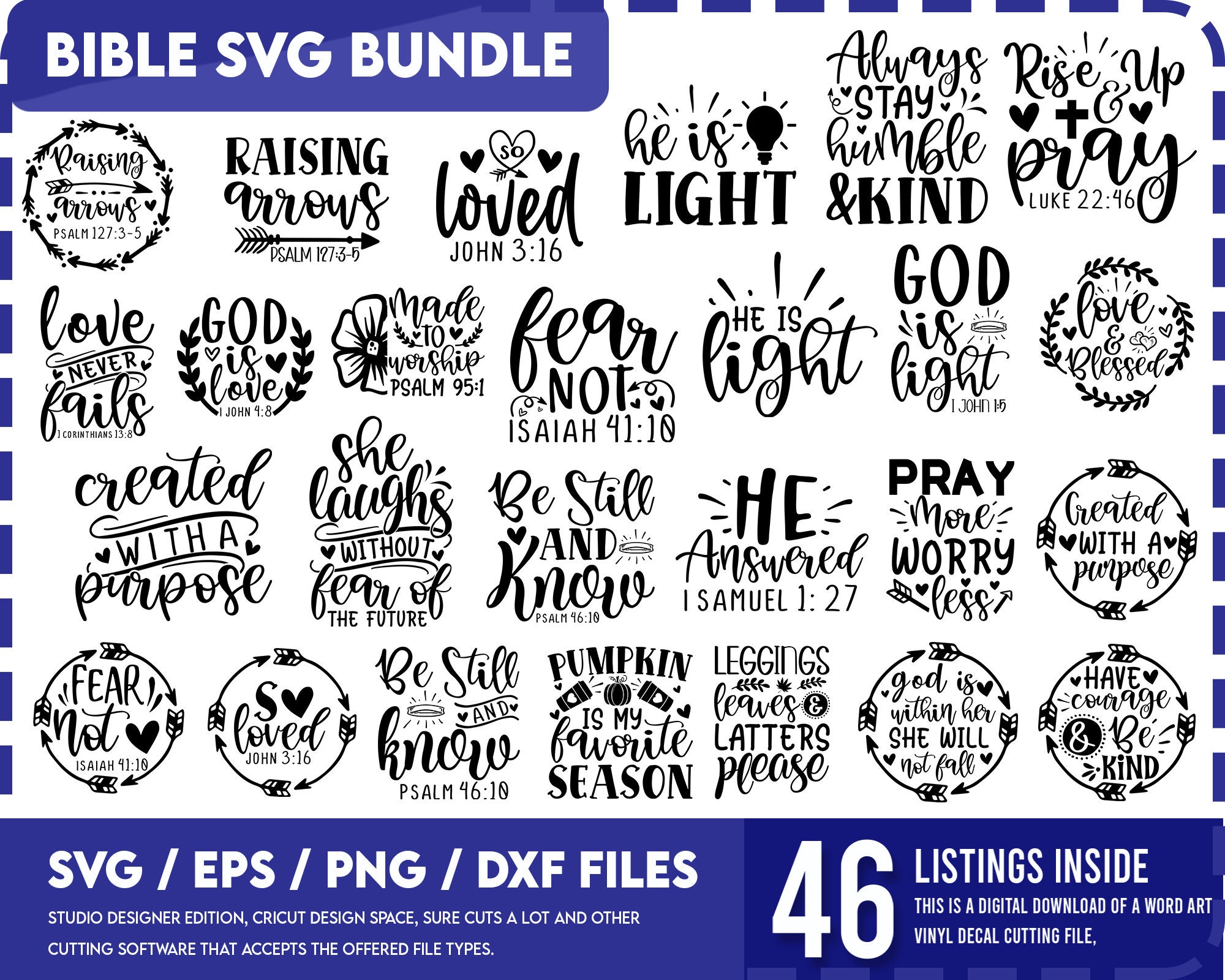 Bible SVG Bundle Christian Svg Bundle Religious Svg Bundle - Etsy