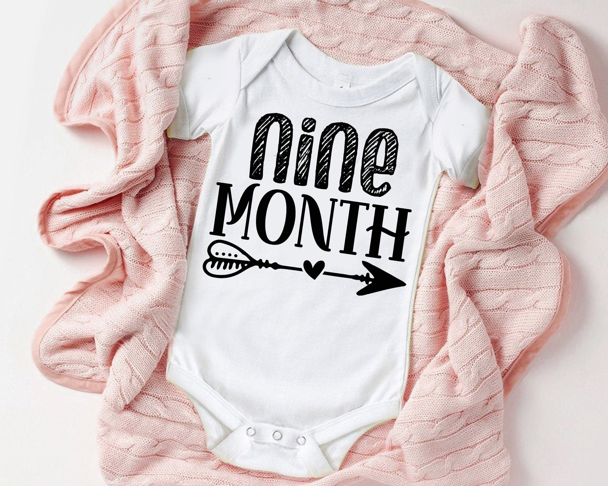 Hand Lettered Baby Svg Bundle Baby Onesie SVG Newborn SVG - Etsy