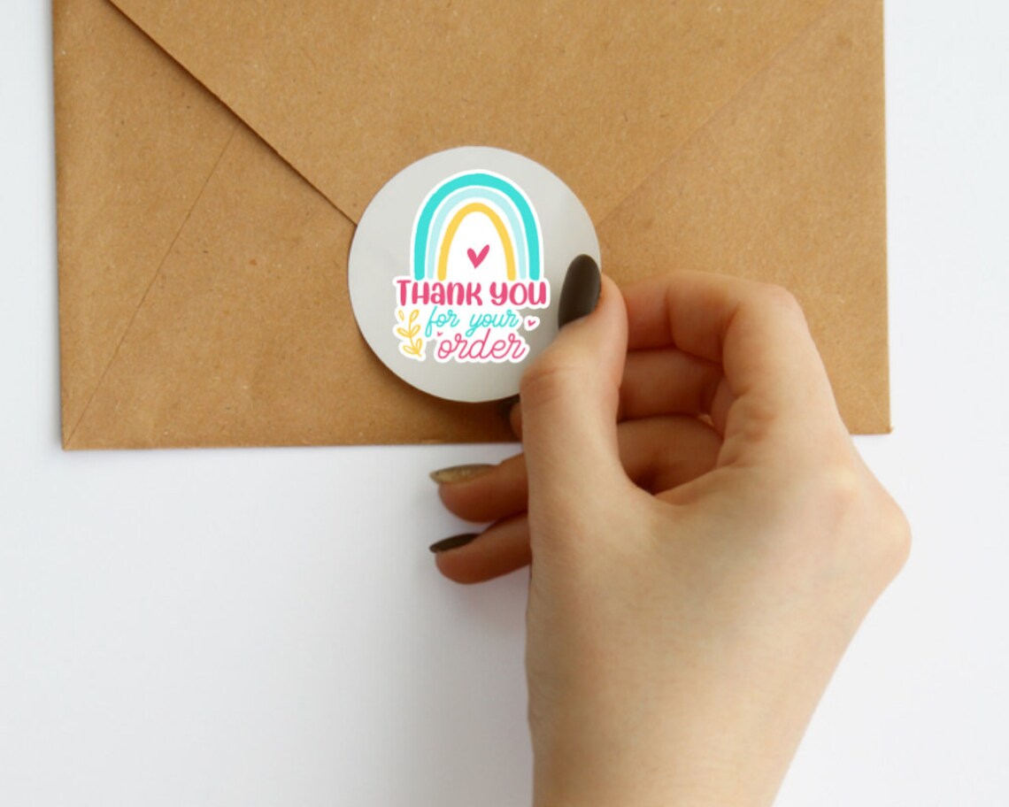 Digital Thank You Stickers SVG Bundle Thank You Printable - Etsy