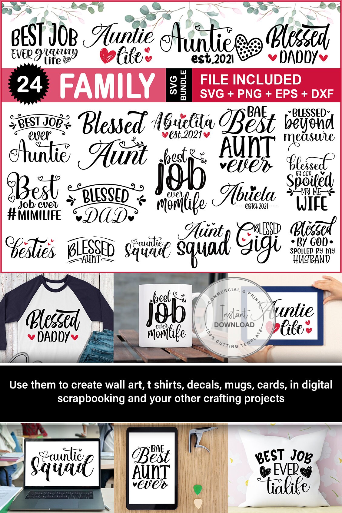 Family SVG Bundle Family Cricut Files Porch Sign Svg Family - Etsy