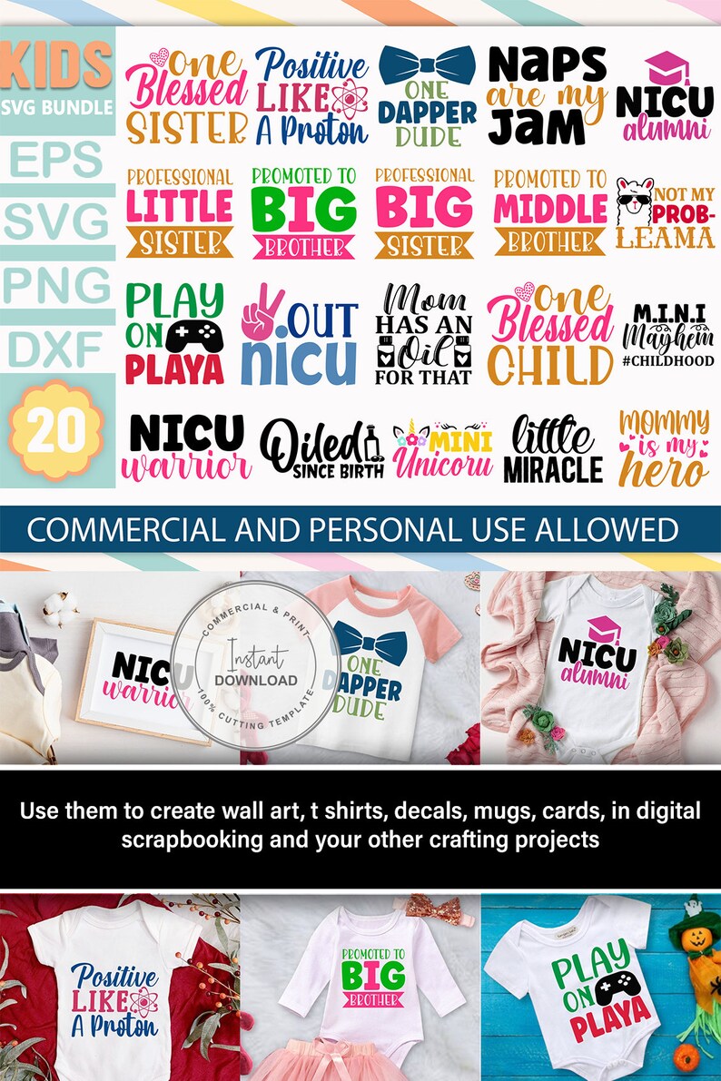 Kids SVG Bundle Cute Kids Svg Kids SVG Desgin Kids Tshirt - Etsy