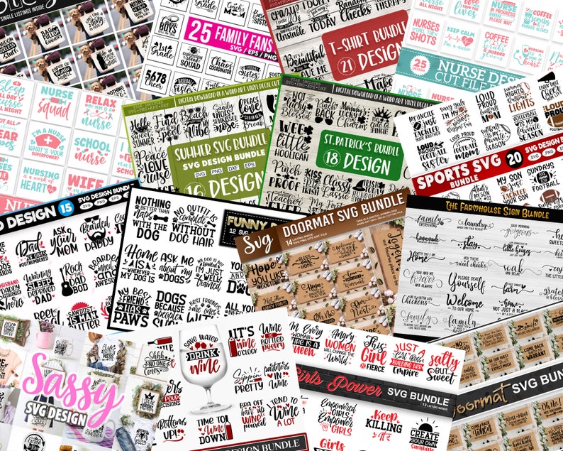 All Files in Shop Svg Svg Bundle All Files Bundle Svg Whole - Etsy