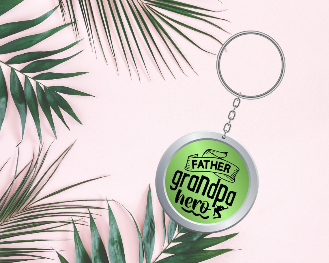 Keychain SVG Bundle Keychain Pattern Svg Round Keychain Svg | Etsy