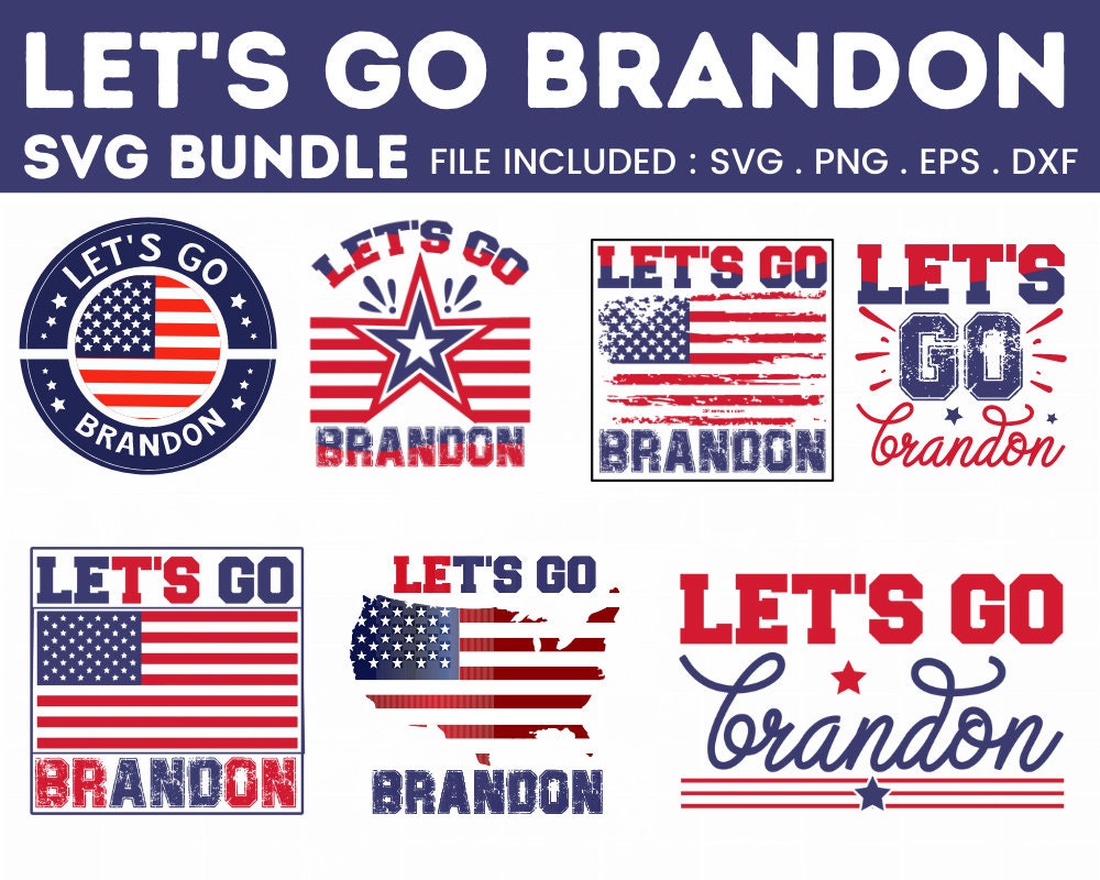 Let's Go Brandon Svg Bundle Lets Go Brandon Shirt Svg - Etsy