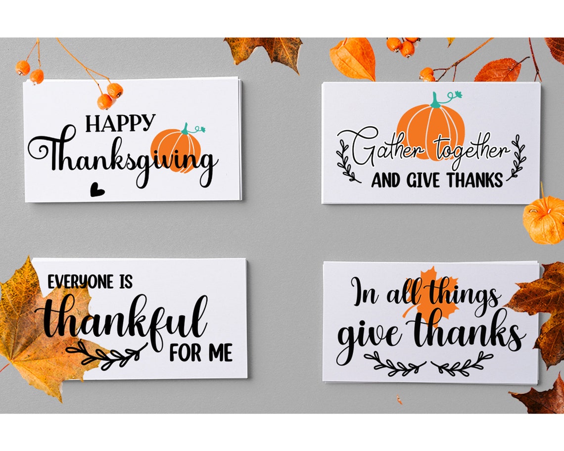 Thanksgiving Sign SVG Bundle Thanksgiving Svg Thankful Svg - Etsy