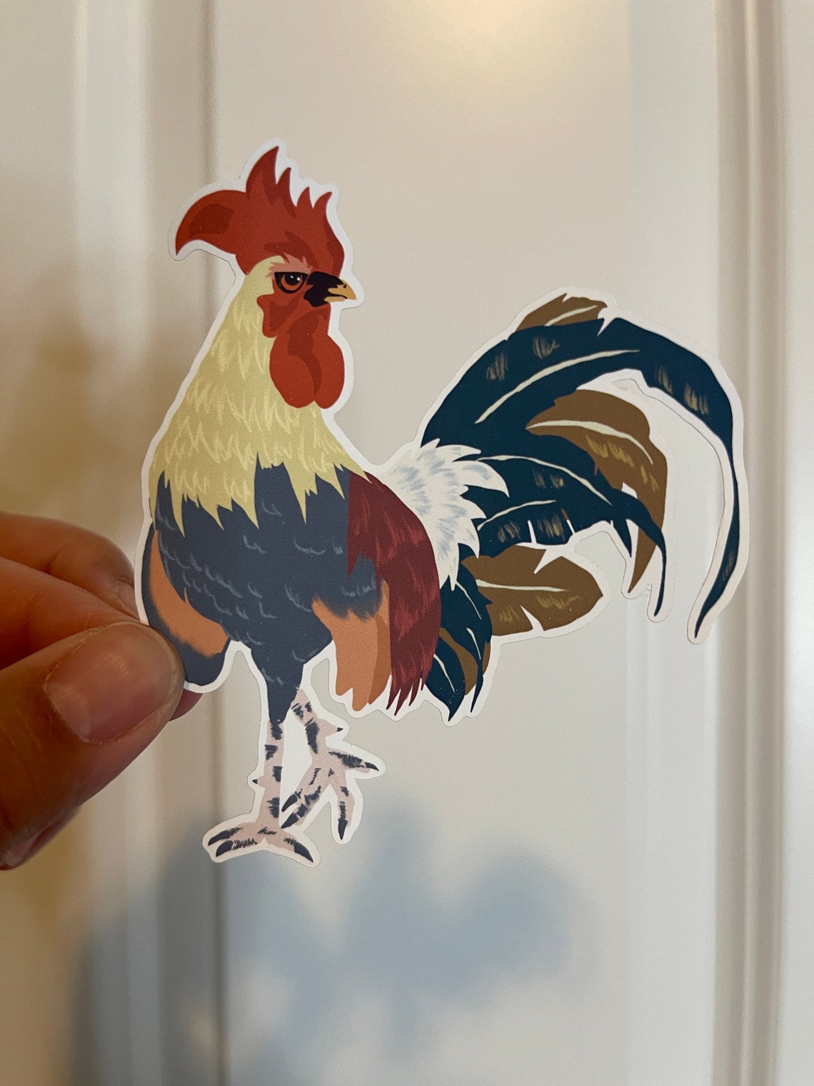 Rooster Vinyl Sticker Rooster Sticker for Him Rooster for Car Rooster ...