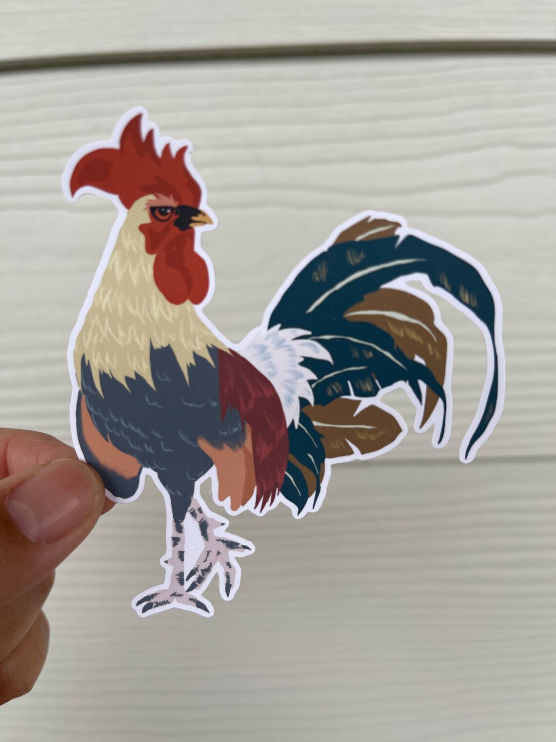 Rooster Vinyl Sticker Rooster Sticker for Him Rooster for Car Rooster ...