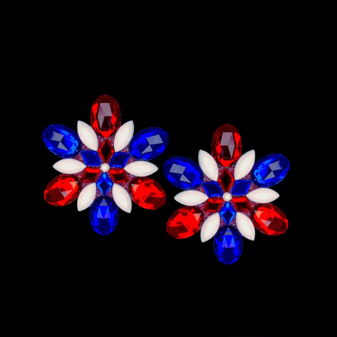 4th Of July Pasties Red White Blue Pool Party Reusable Nipple Covers
