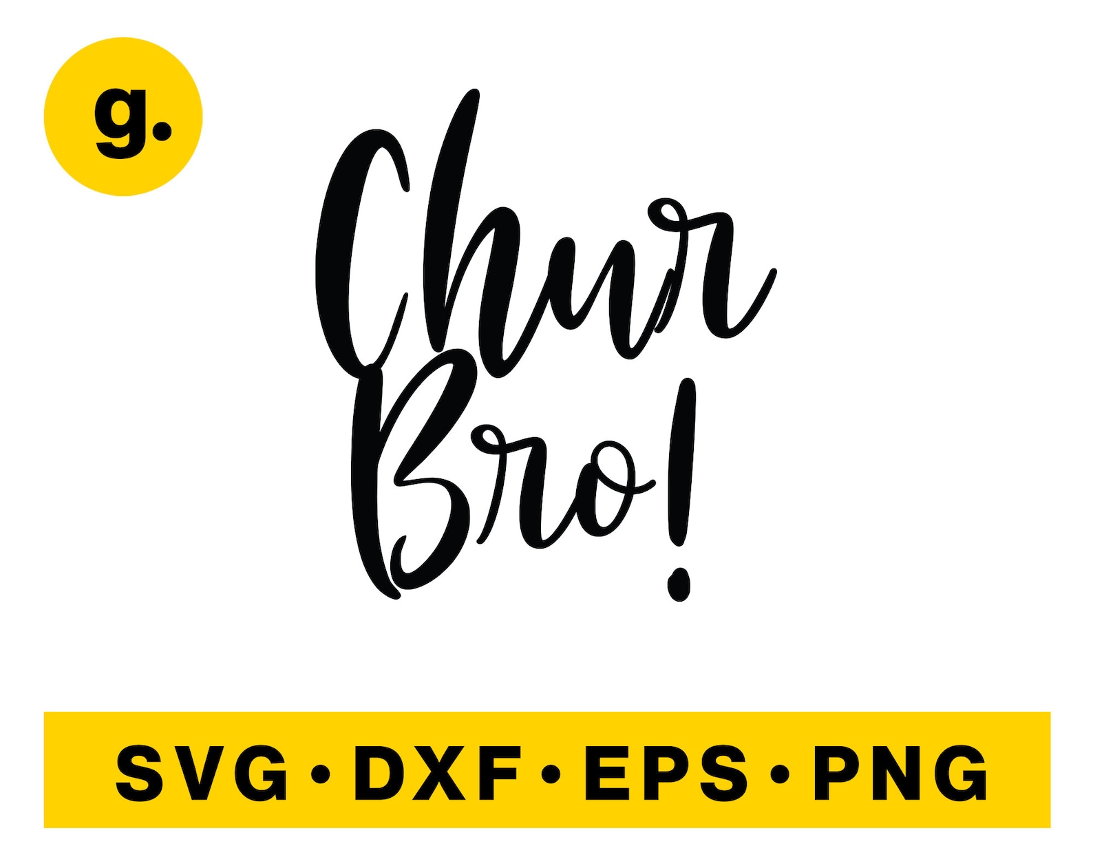 Chur Bro New Zealand Maori Saying SVG Graphic File for Cricut, Cameo ...