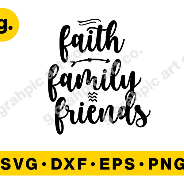 Faith Family Svg - Etsy