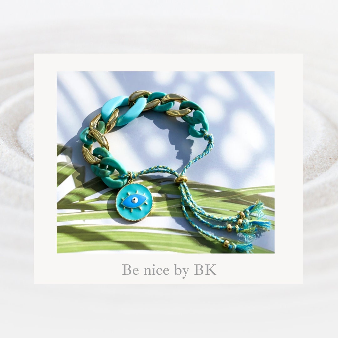 Acryl Armband Y2K Style Gliederarmband Kettenarmband Boho - Etsy