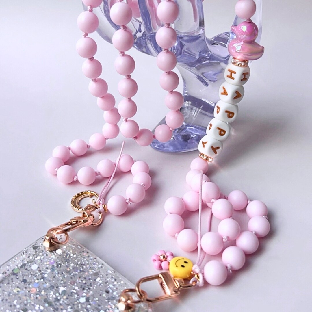 Mobile Phone Chain Beads, Phone Accessories, Long Mobile Phone Chain ...
