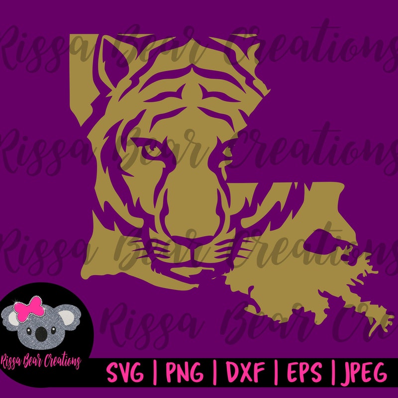 Lsu Tigers Svg - Etsy