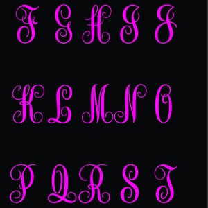 Custom Monogram Vinyl Decal Holographic Glitter Monogram Sticker ...
