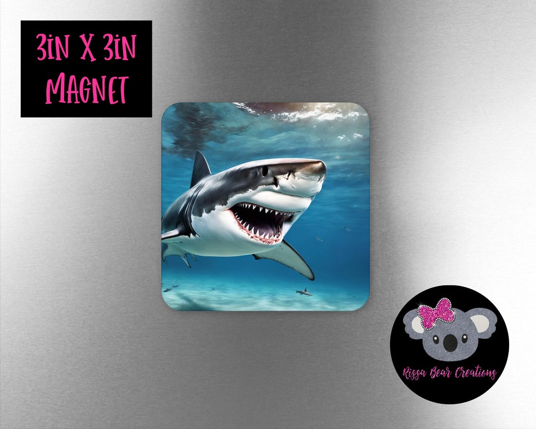 Shark Magnet Sea Life Magnet Beach Magnet Ocean Magnet - Etsy