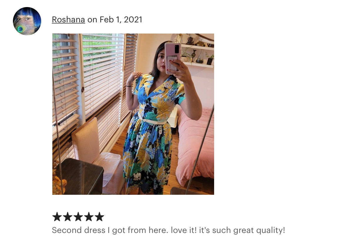 LOLO Dress 7 in Your Choice of Fabric Full | Etsy