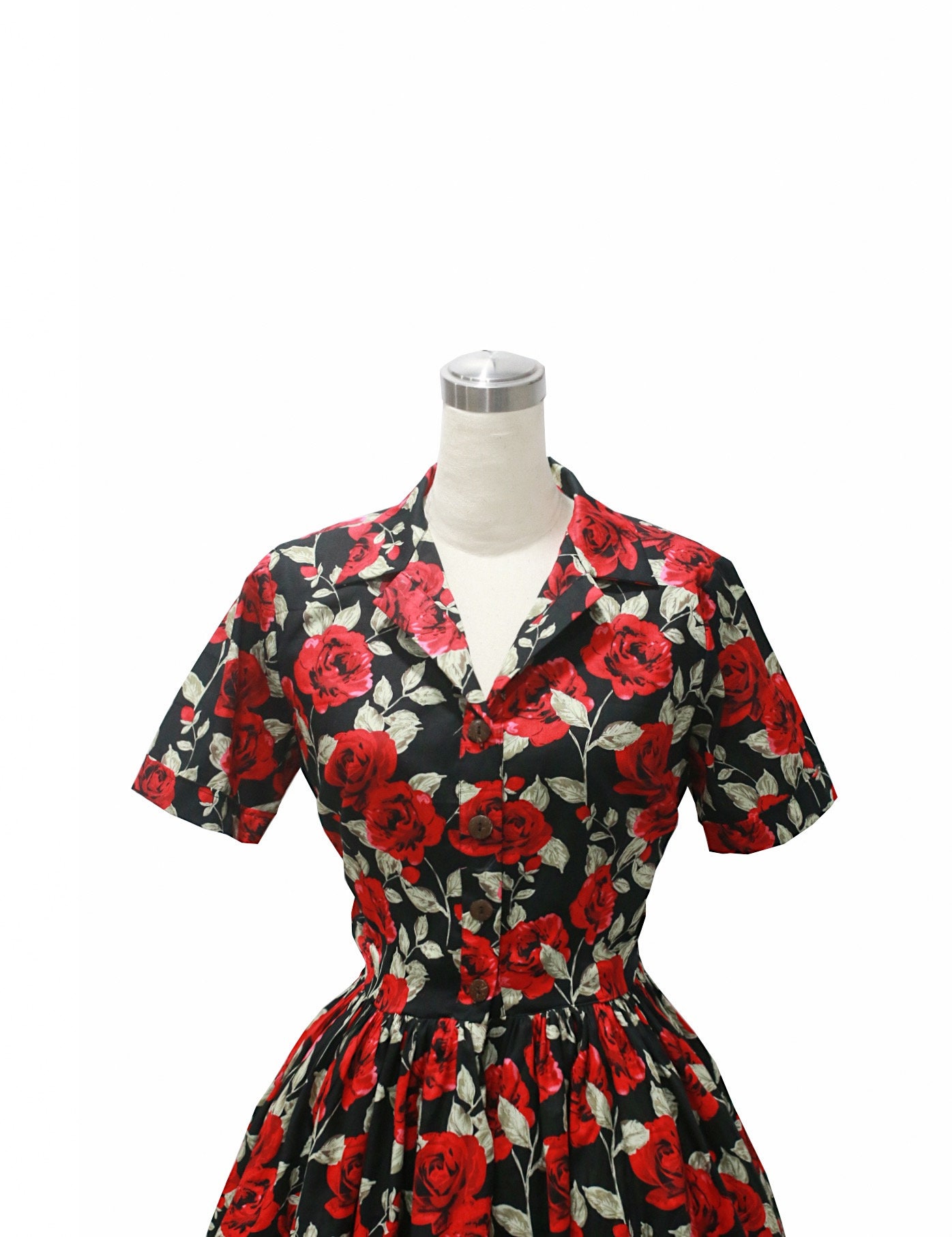 LOLO Dress 1 The Black Rose Garden SHORT | Etsy