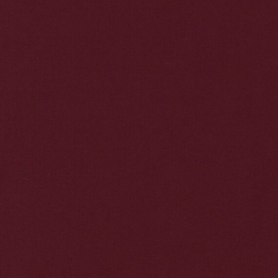 By the Yard Fabric Solid Burgundy Cotton Fabric Vintage - Etsy