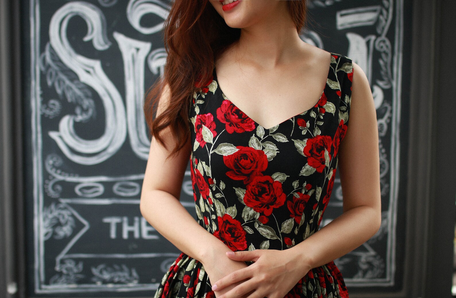 LOLO Dress 2 the Black Rose Garden Sweetheart - Etsy