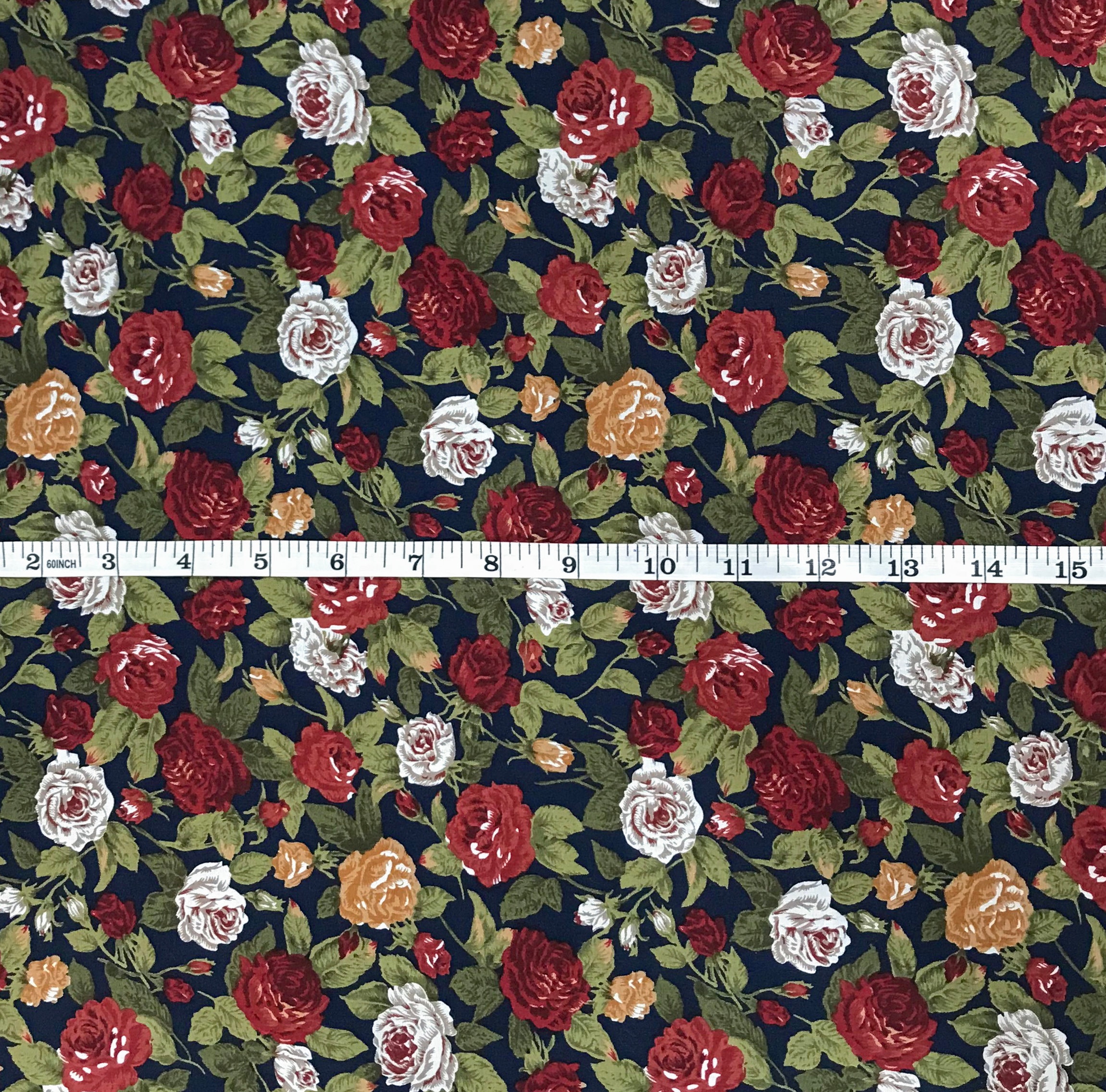 NEW Fabric vintage Rosalie Vintage Rose Print on - Etsy
