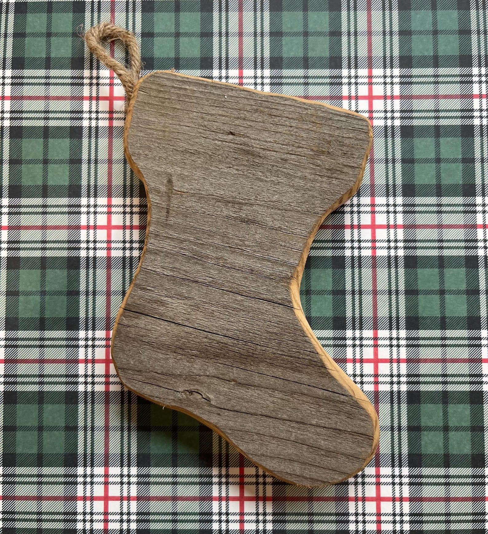 Reclaimed Barnwood Christmas Stocking: Rustic Farmhouse Decor - Etsy