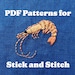 Prawn PDF Embroidery Pattern by Lily Adelaide Upton - Etsy