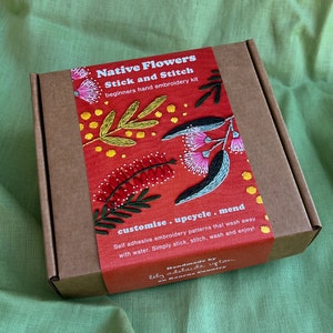 Native Flowers Stick and Stitch Embroidery Kit - Etsy