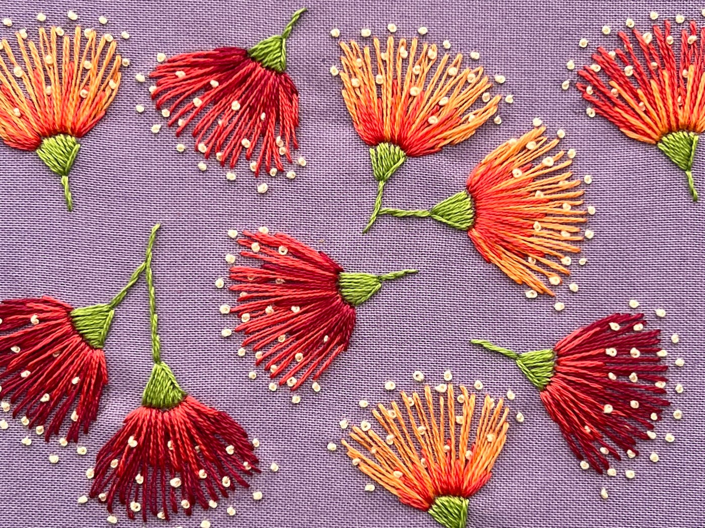 Eucalyptus Blossoms Stick and Stitch Embroidery Kit - Etsy