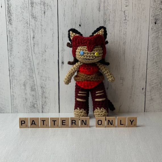 Crochet Pattern of Catra Inspired Amigurumi From she-ra | Etsy