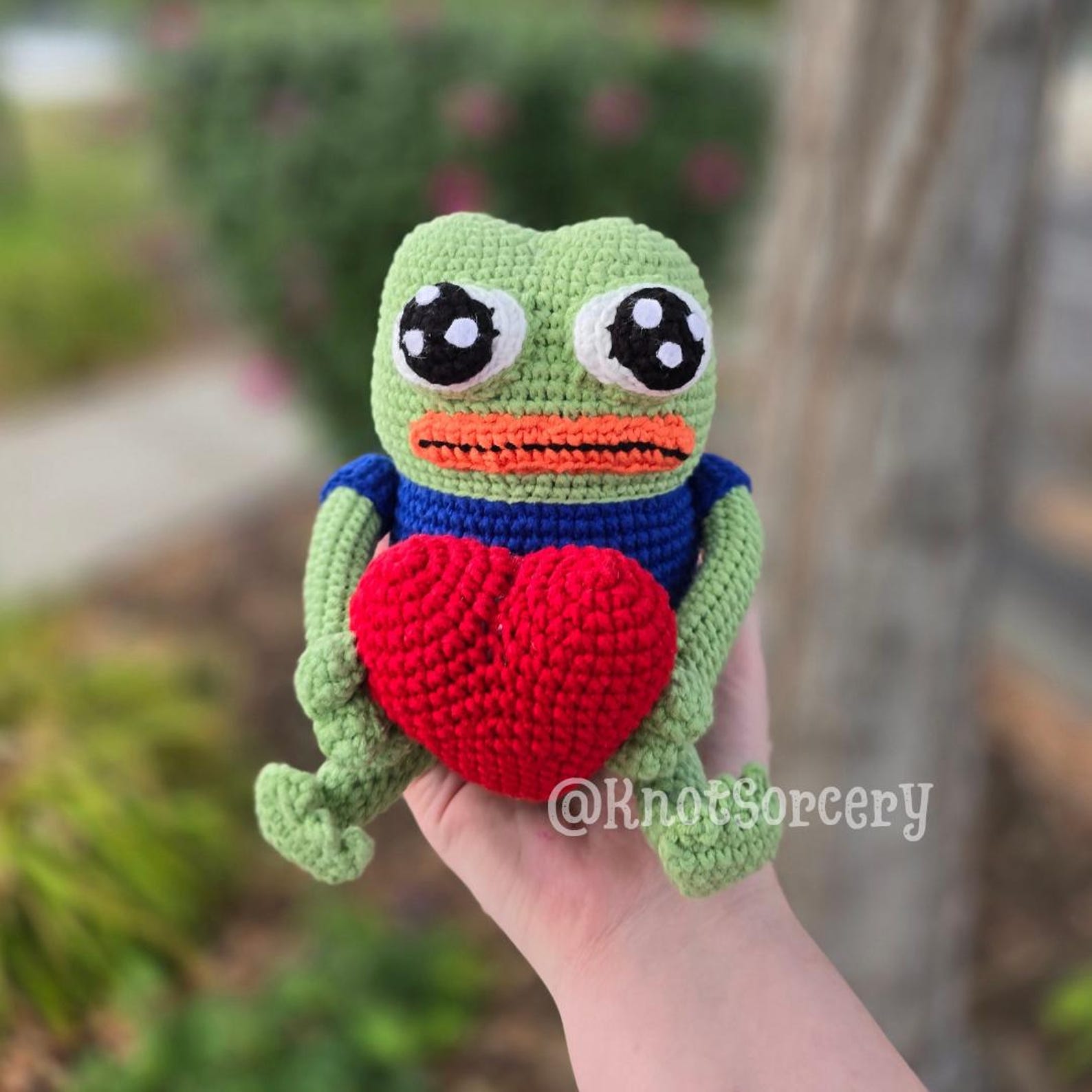 Pepe (peepo) Crochet Handmade Doll - Etsy