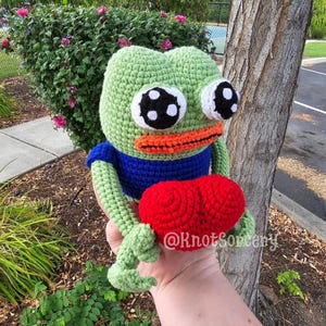 Pepe (peepo) Crochet Handmade Doll - Etsy