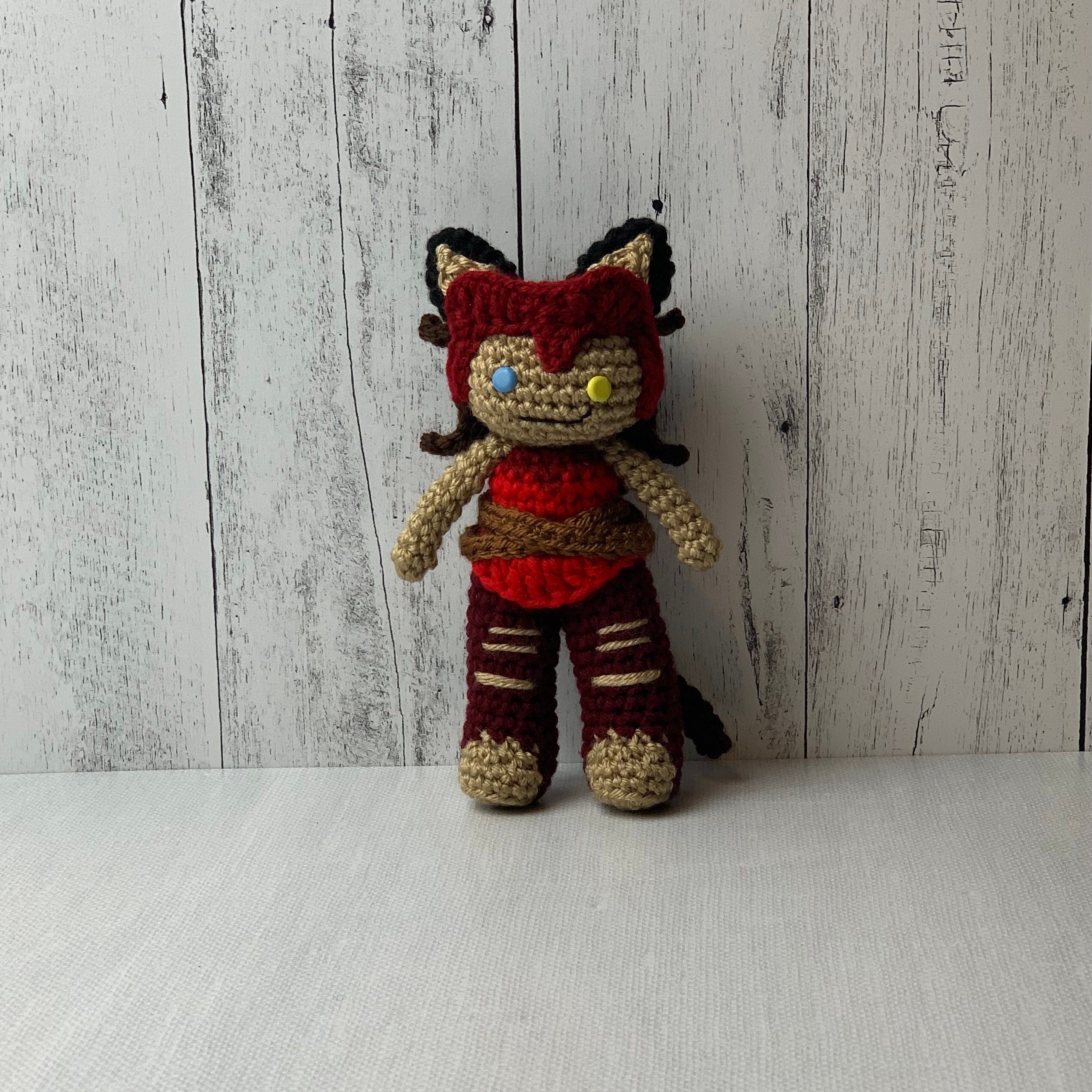 Crochet Pattern of Catra Inspired Amigurumi From "she-ra and the ...