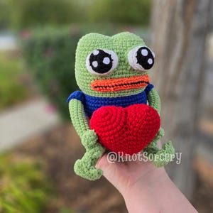 Pepe (peepo) Crochet Handmade Doll - Etsy