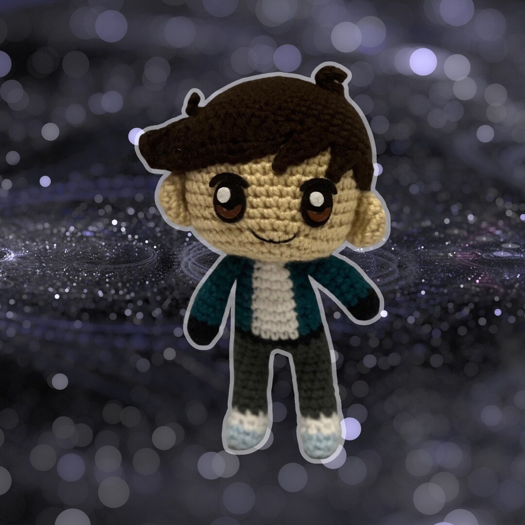 Sykkuno / Yuno Sykk Inspired Amigurumi Crochet Dolls 1/1 GTA V Nopixel ...