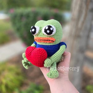 Pepe (peepo) Crochet Handmade Doll - Etsy