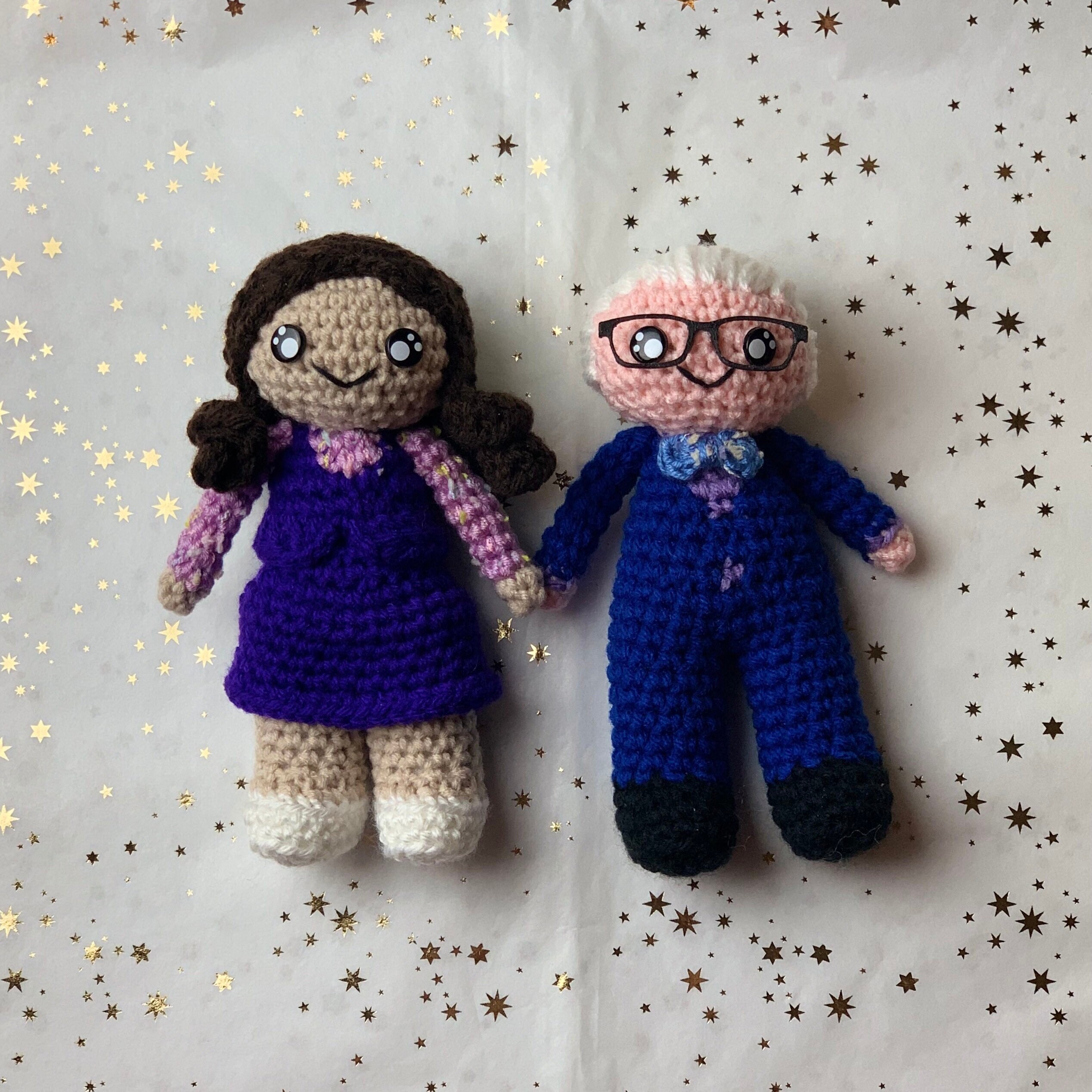 The Good Place inspired Crochet Dolls Elanor / Chidi / Jason | Etsy