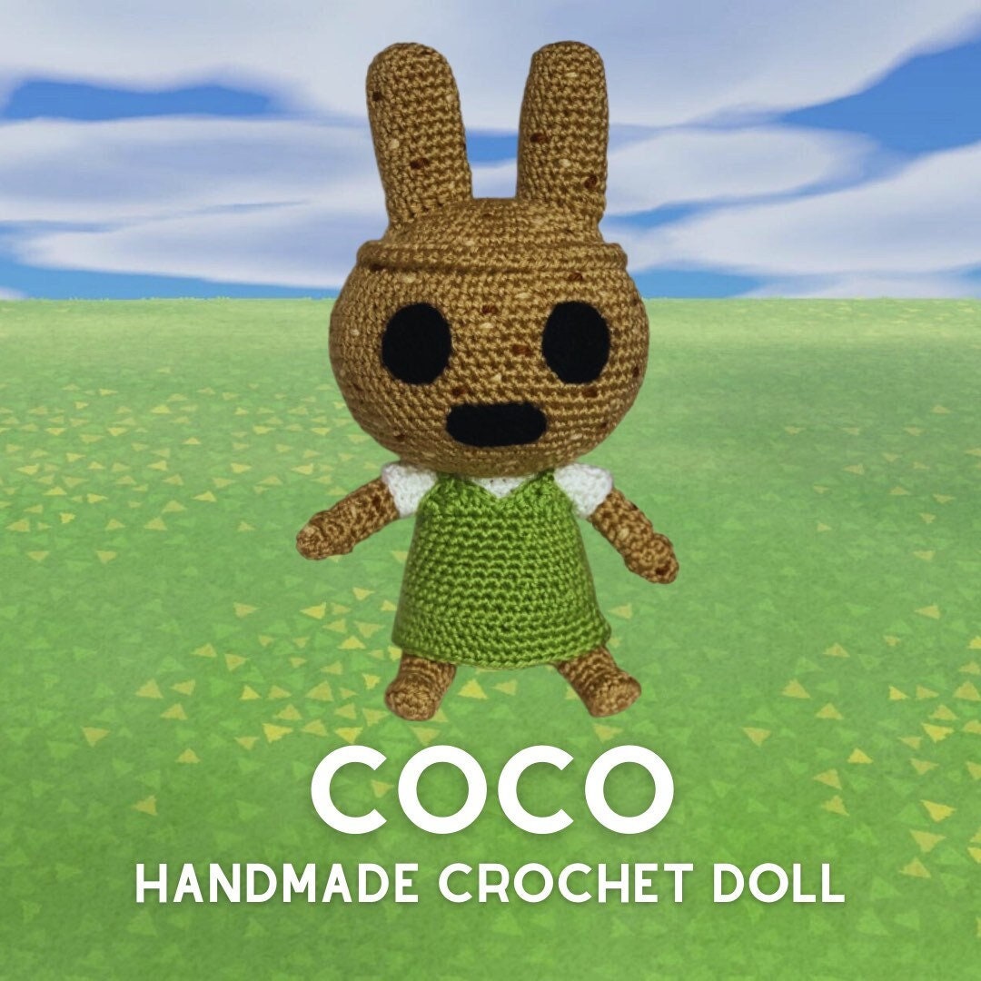 Coco From animal Crossing Inspired Crochet Toy Handmade Amigurumi ...