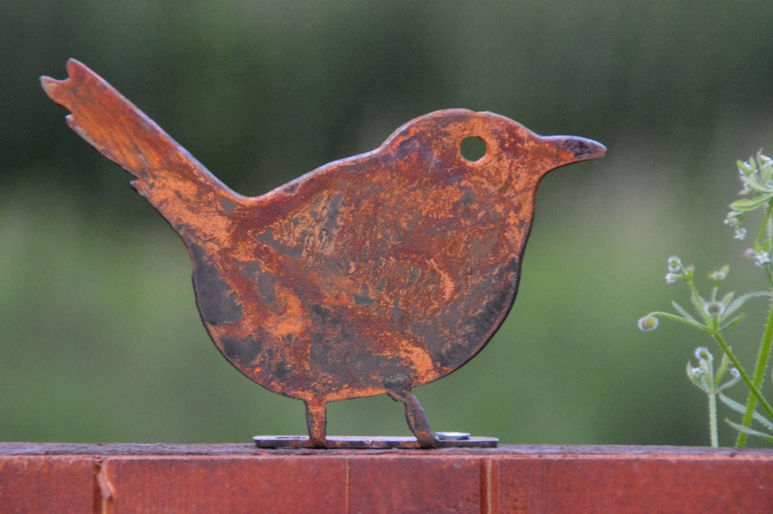 Rusty Wren • Rusty Metal Wren • Rusty Metal Bird • Garden Bird •garden ...