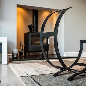 Log Store, Wood Store, Metal Log Store, Fire, Home, Interior Design ...