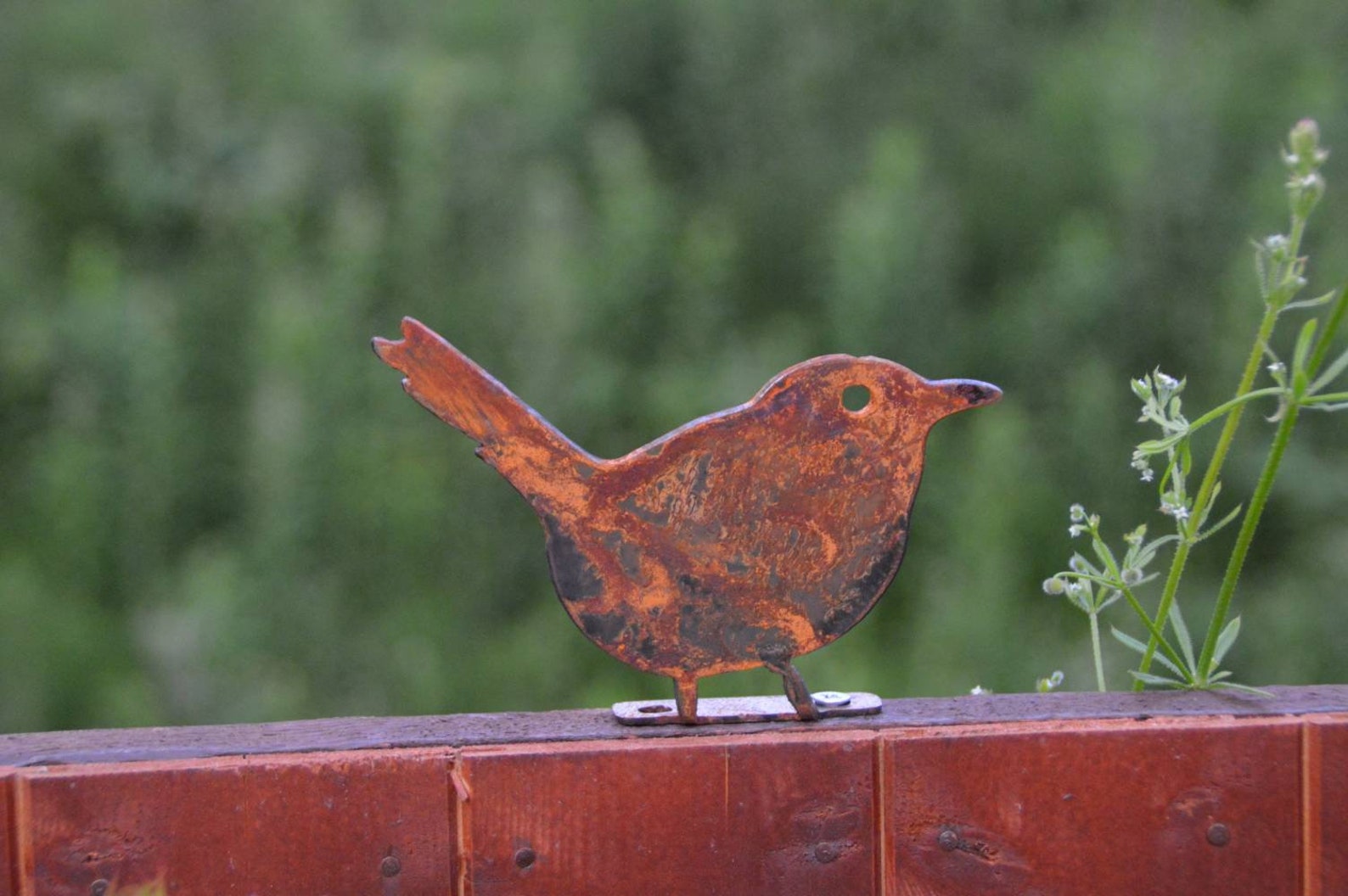 Rusty Wren • Rusty Metal Wren • Rusty Metal Bird • Garden Bird •garden ...