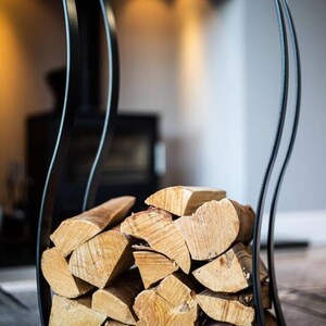 Log Store, Wood Store, Metal Log Store, Fire, Home, Interior Design ...