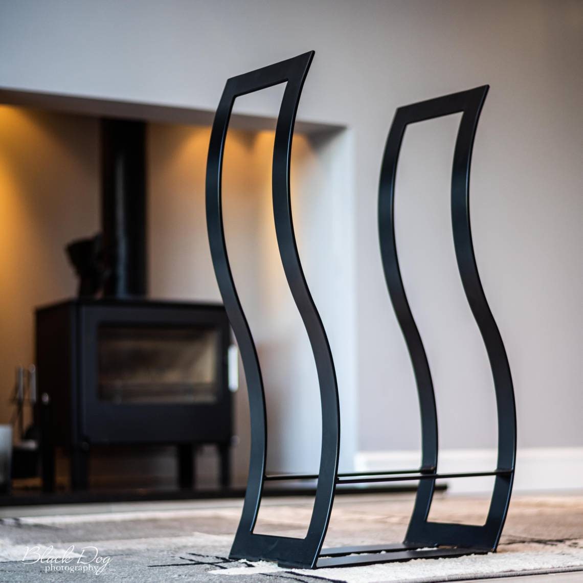 Log Store, Wood Store, Metal Log Store, Fire, Home, Interior Design ...