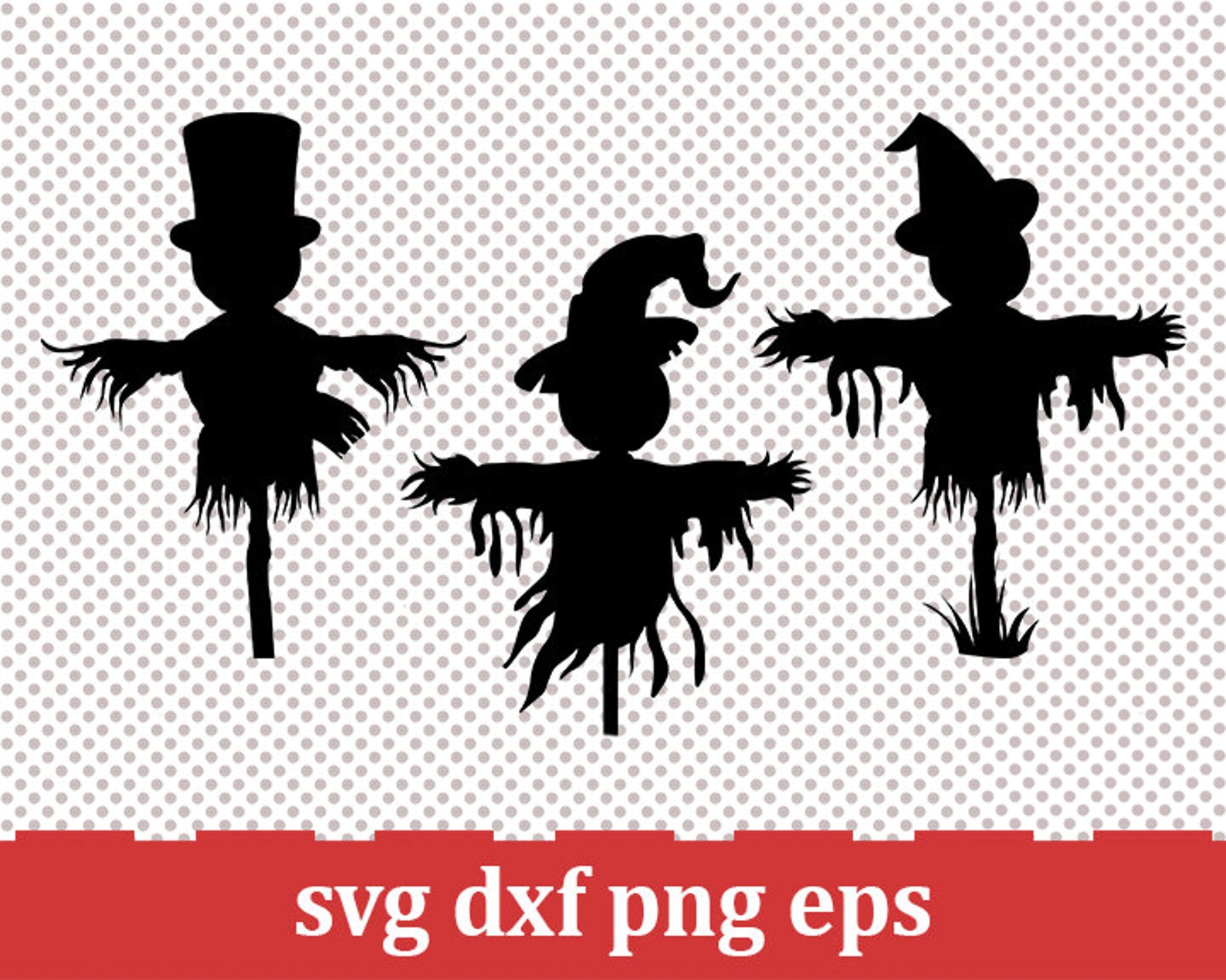 Scarecrow svg Halloween svg scarecrow kit svg halloween set | Etsy