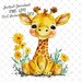 Baby Giraffe Sublimation PNG PRINTABLE Giraffe, Sublime Download, Gift ...