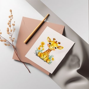 Baby Giraffe Sublimation PNG PRINTABLE Giraffe, Sublime Download, Gift ...